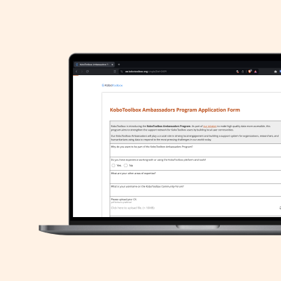 Introducing the KoboToolbox Ambassadors Program& A new initiative to support local user ...